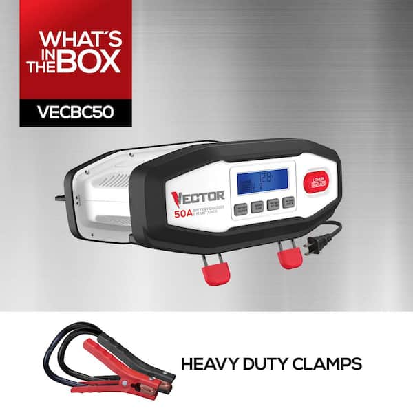 VECTOR 50 Amp Battery Charger/Maintainer VECBC50 - The Home Depot