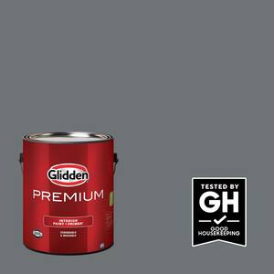 Glidden Premium 1 qt. PPG1011-5 Improbable Flat Exterior Latex Paint ...