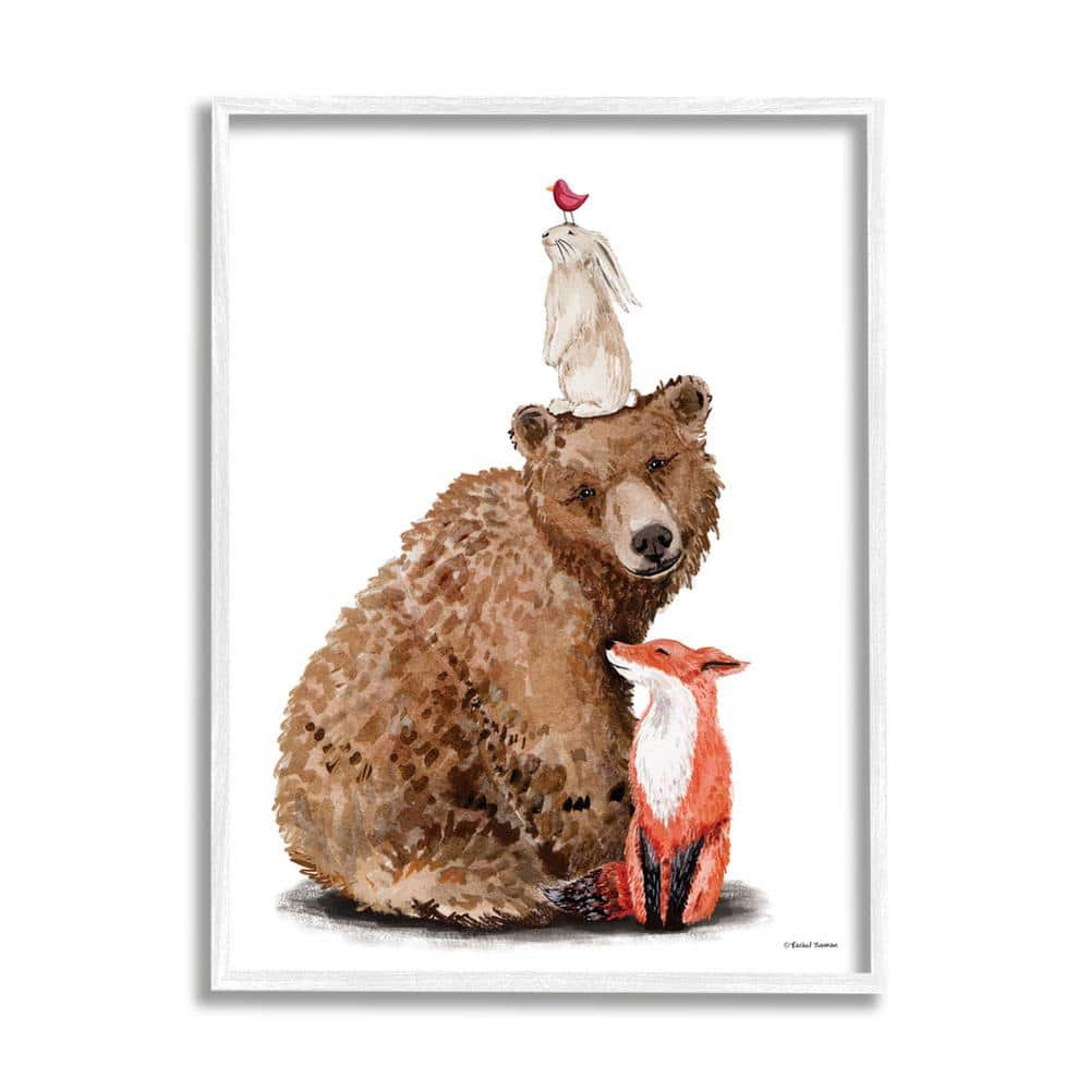 The Stupell Home Decor Collection Woodland Creatures Nature Animals ...