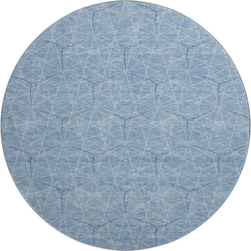 Addison Rugs Mayfield Premium Machine Washable Abstract AMF987 Denim 8 ...