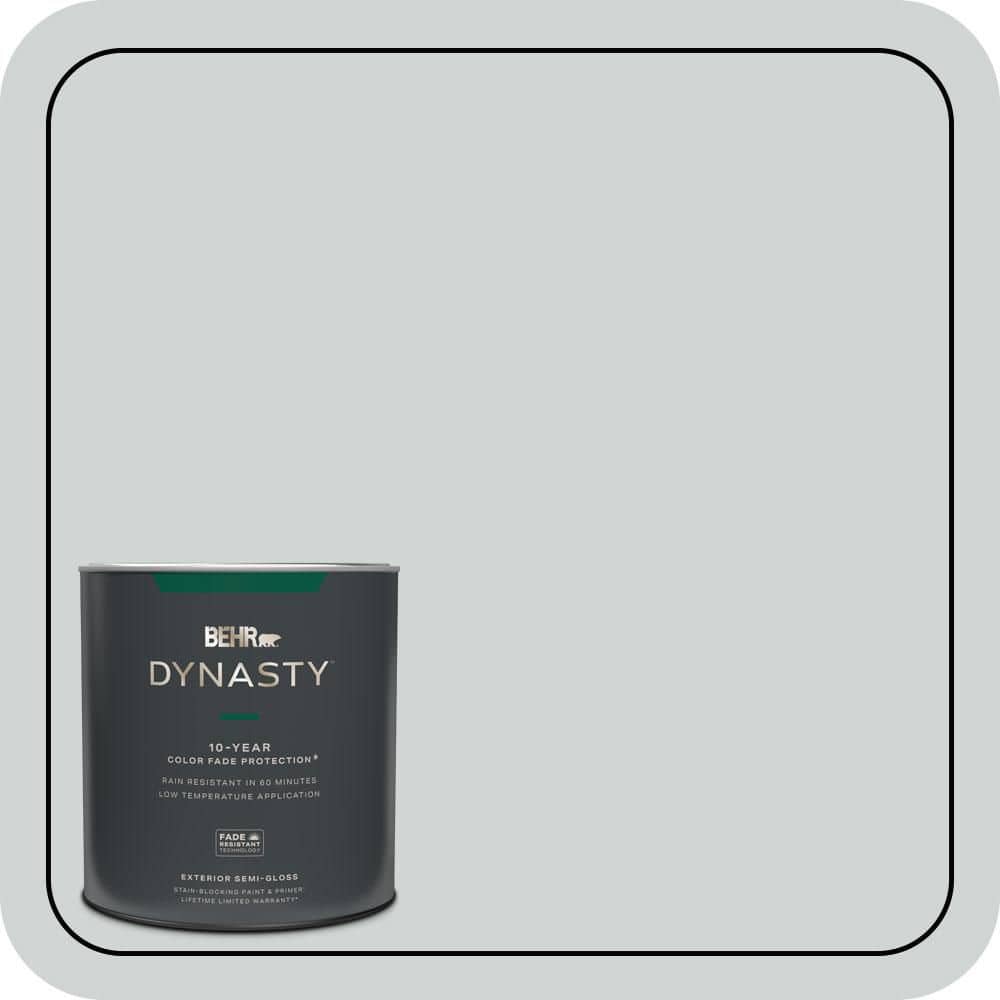 BEHR DYNASTY 1 qt. #N450-1 Evaporation Semi-Gloss Exterior Stain ...
