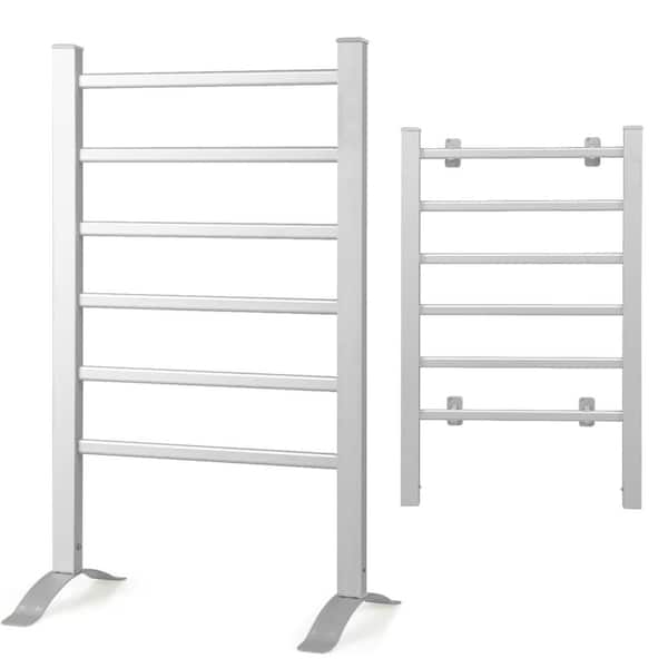 Electric Heated Stainless Steel Towel Rack for Bathroom, Wall Mounted ...