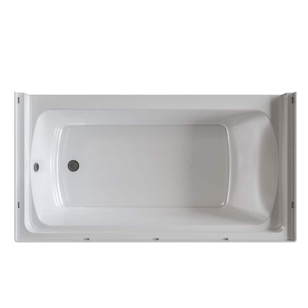 Vanity Art 60 in. x 32 in. 4-Piece Direct-to-Stud Alcove Tub Surround ...