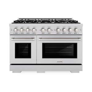 ZLINE Kitchen and Bath Select 48 in. 8-Burner Gas Range with Double ...