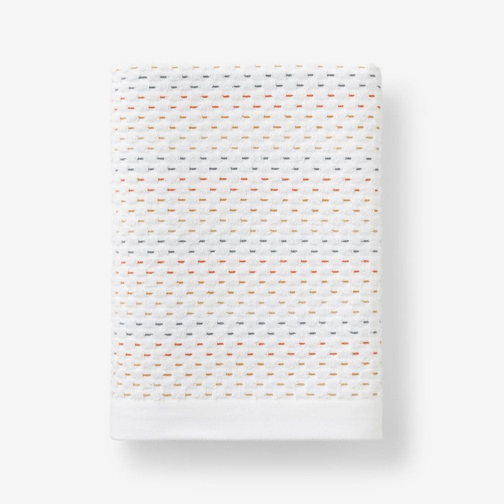 The Company Store Company Cotton Rust Multi Dash Bath Towel 59128C-BATH ...