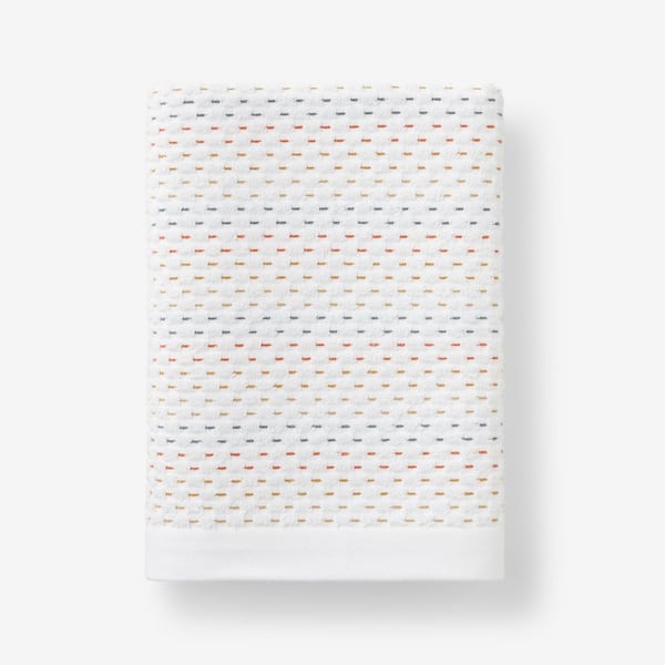 The Company Store Company Cotton Rust Multi Dash Bath Towel 59128C-BATH ...