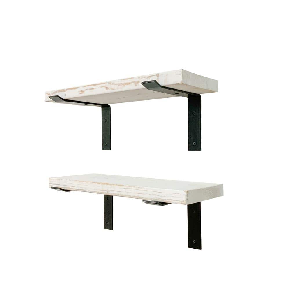 Intrinsic Haven Industrial 24 in. W x 10 in. D White Pine Wood Heavy ...