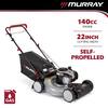 Murray 22 in. 140 cc Briggs & Stratton Walk Behind Gas Self-Propelled ...