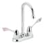 MOEN Commercial 2-Handle Low-Arc Kitchen Faucet in Chrome 8780 - The ...