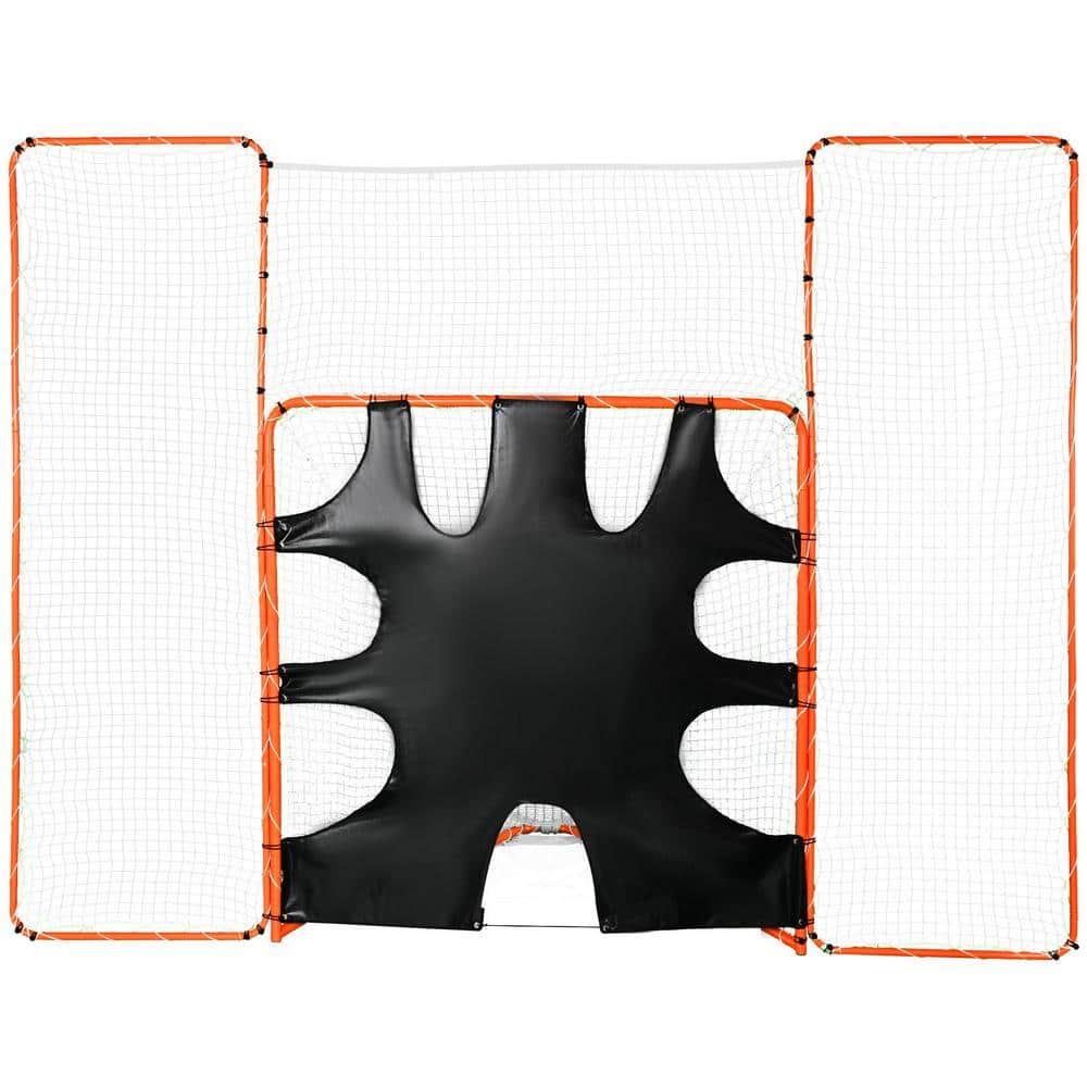 VEVOR 3- in. -1 Lacrosse Goal with Backstop and Target 12 ft. x 9 ft ...