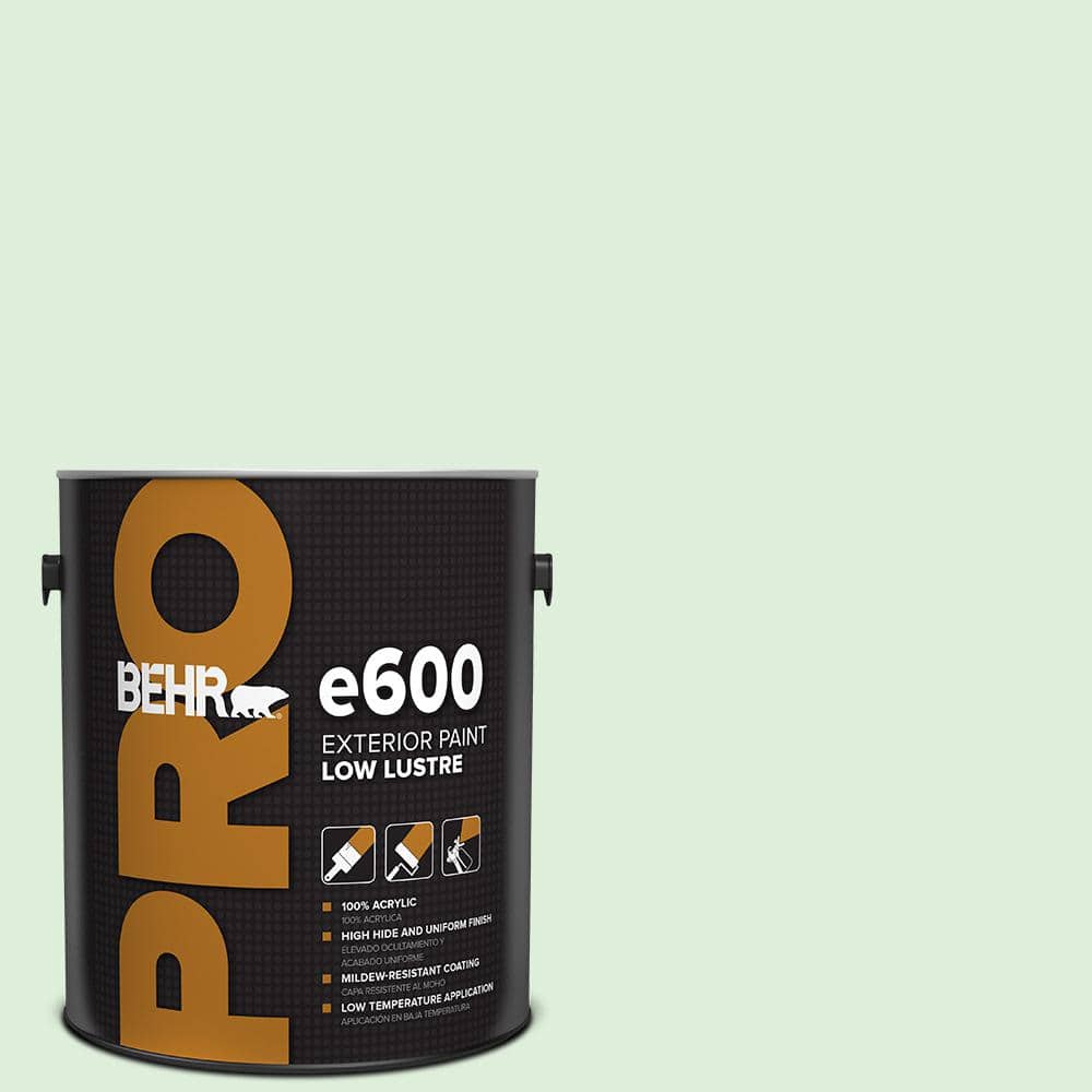 BEHR PRO 1 gal. #450C-2 Breath of Spring Low Luster Exterior Paint ...