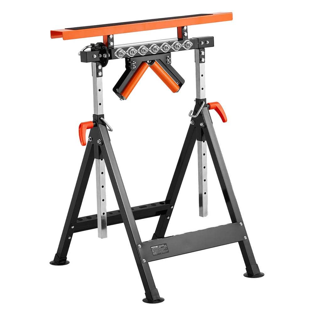 VEVOR 4-in.-1 Roller Stand 440 lbs. Load Capacity 32.4 in. x 29.53 in ...