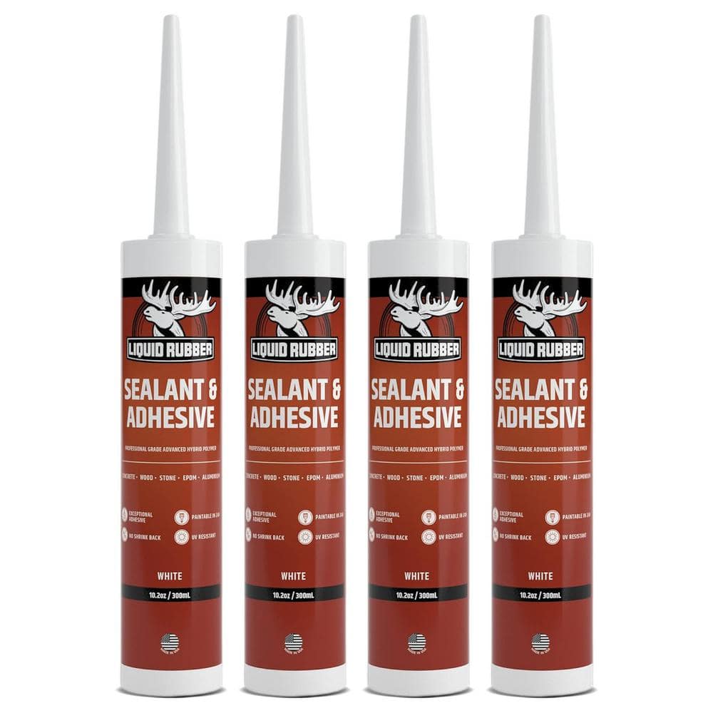 10.2 oz. White, Caulk - Hybrid Adhesive and Protective Sealant ...