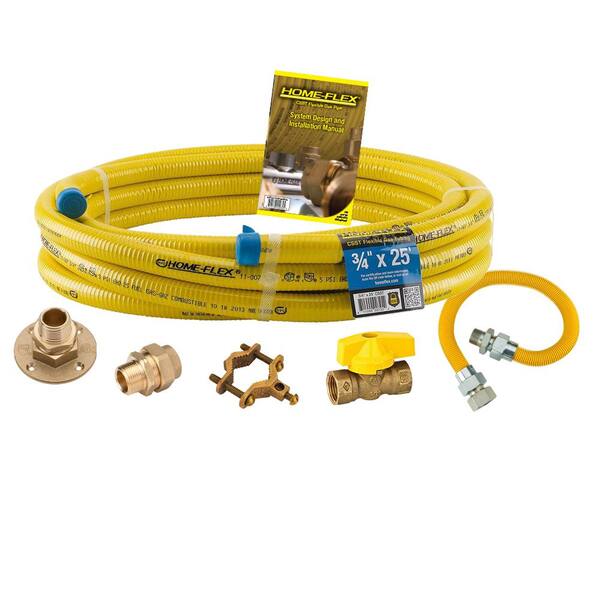 HOME-FLEX 3/4 in. CSST Corrugated Stainless Steel Install Kit 11-KSA24-007