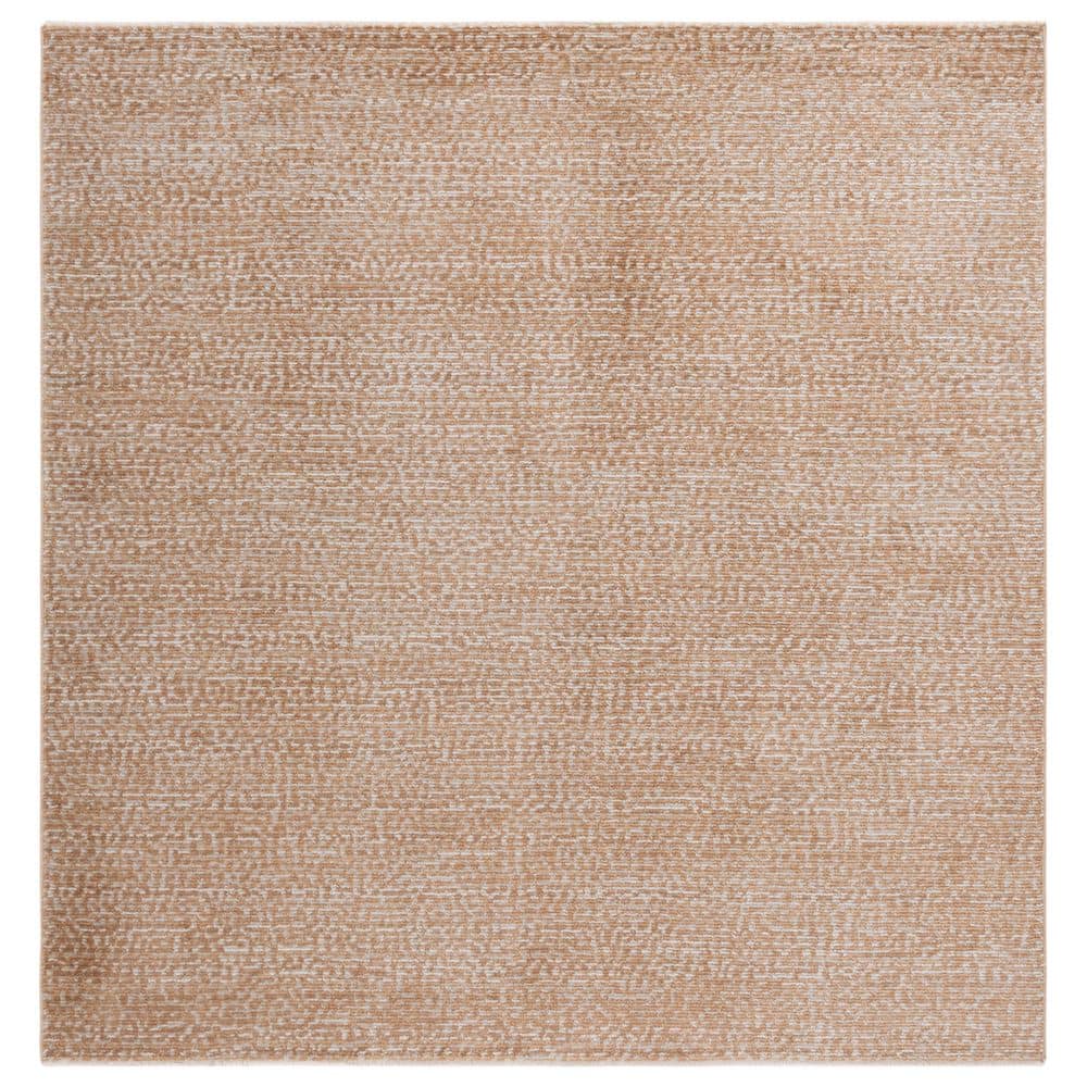 SAFAVIEH Hazel 6 ft. x 6 ft. Gold/Beige Abstract Spots square Area Rug ...