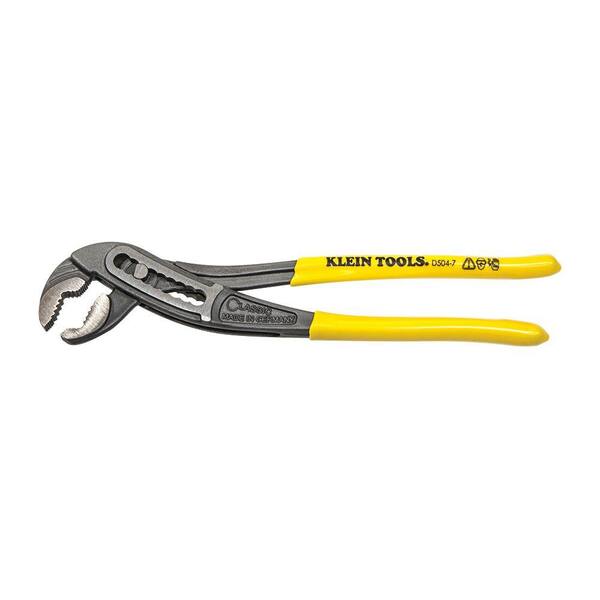 Klein Tools 7 in. Classic Klaw Pump Pliers D504-7 - The Home Depot