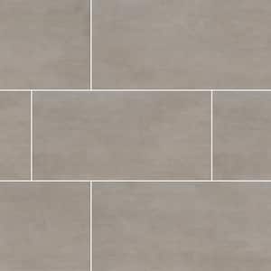 MSI Ridgestone Concrete 12 in. x 24 in. Matte Ceramic Floor and Wall ...