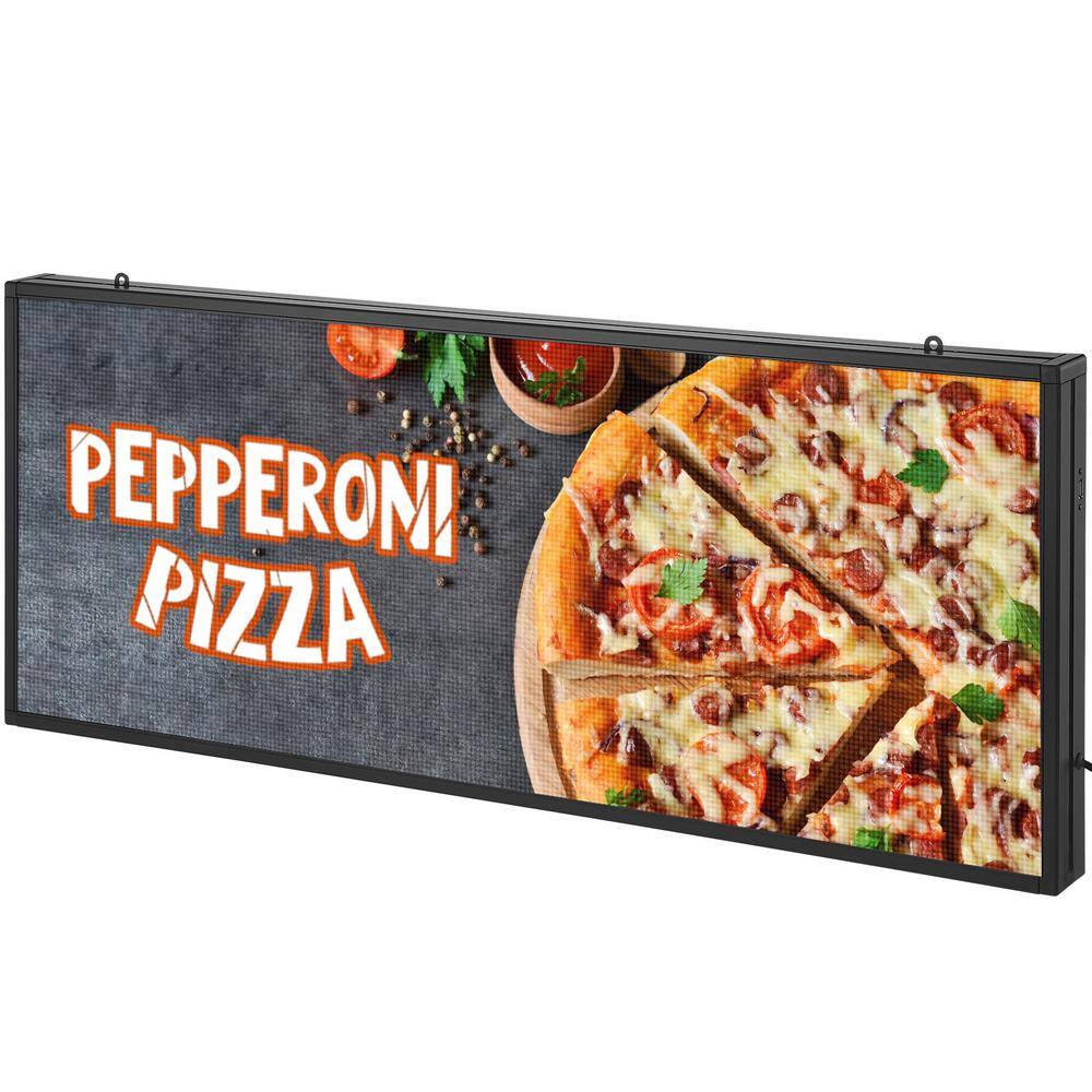 VEVOR Programmable LED Sign P6 Full Color LED Scrolling Panel 40 in. x ...