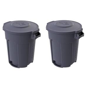 Edge Official NYC Trash Bin 35-Gal. with Lid 3955060-FS8BRL00H0-DSNYTRASHT01 - The Home Depot