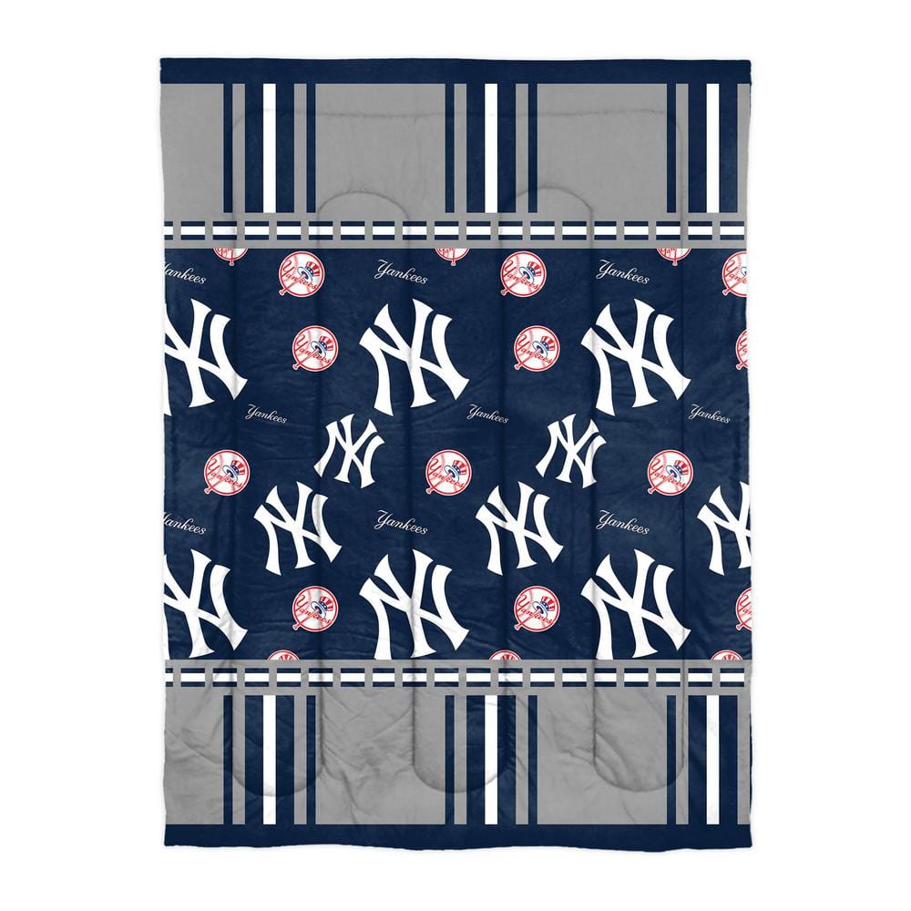 THE NORTHWEST GROUP New York Yankees Rotary 4--Piece Twin Size Multi ...