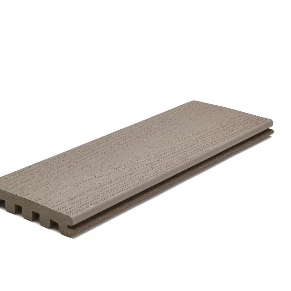 Trex Enhance Basics 1 in. x 6 in. x 20 ft. Tide Pool Grooved Edge ...