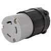 AC WORKS Gray NEMA L6-30R 30 Amp 250-Volt 3-Prong Locking Female Connector with UL, C-UL ...