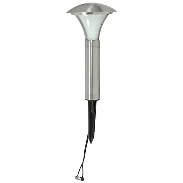 Malibu Kendleton Collection Brushed Stainless Steel LED Pathway Light ...