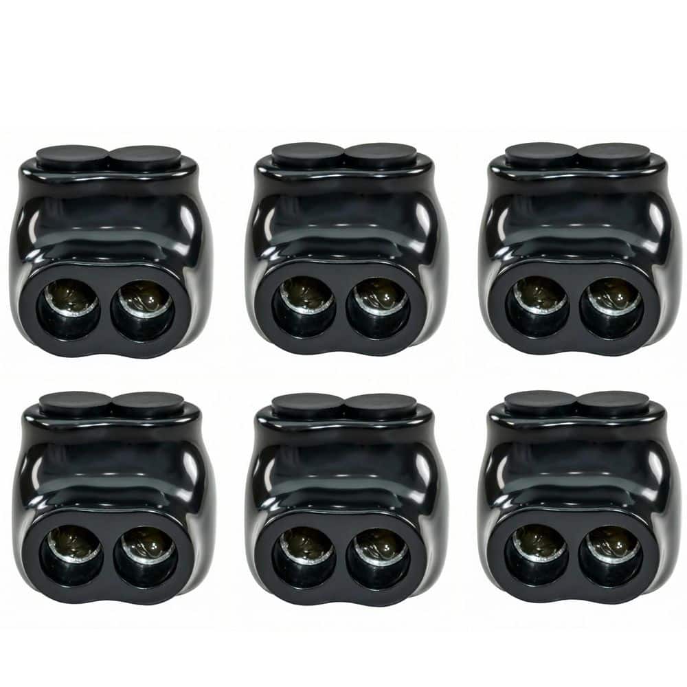 HIITIO 2 Port Insulated Multi Tap Connector 4-14 AWG Aluminum to Copper ...