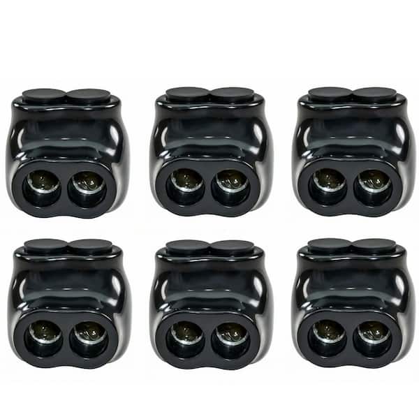HIITIO 2 Port Insulated Multi Tap Connector 4-14 AWG Aluminum to Copper ...