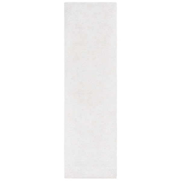 SAFAVIEH Pine 2 ft. x 8 ft. Ivory Floral Swirls Runner Rug PNE401A-28 ...