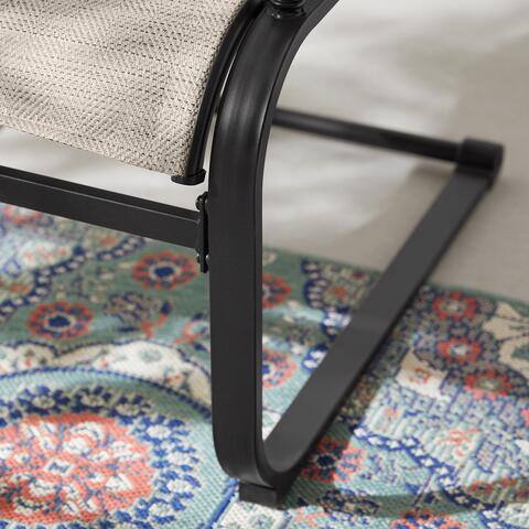 Hampton Bay Glenridge Falls 7-Piece Metal Padded Sling Rectangular ...