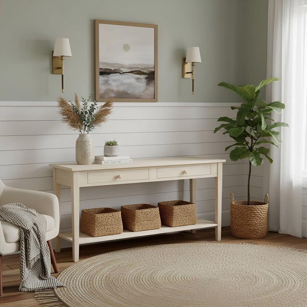 International Concepts Spencer 60 in. Unfinished Standard Rectangle ...