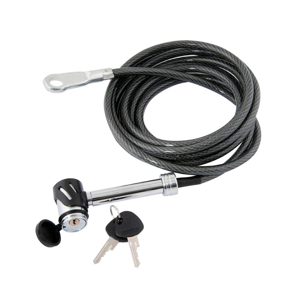 TowSmart 3/8 in. x 12 ft. Vinyl Coated Braided Steel Cable with Sleeved ...