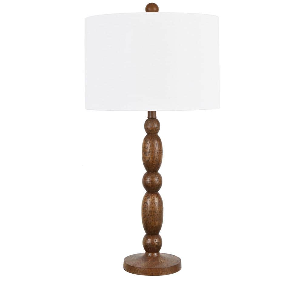 CRESTVIEW COLLECTION Aubrey Resin Wood Table Lamp EVAVP1621 - The Home ...