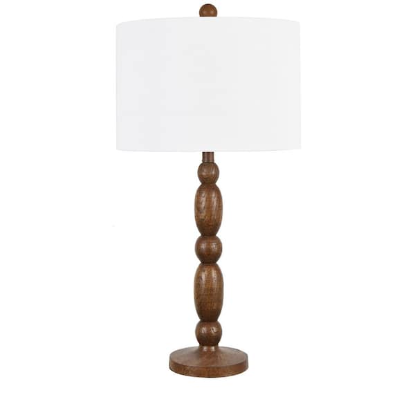 CRESTVIEW COLLECTION Aubrey Resin Wood Table Lamp EVAVP1621 - The Home ...