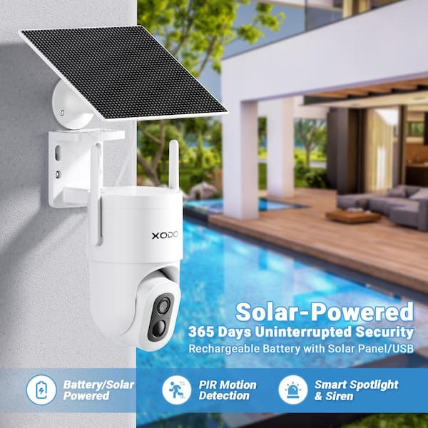 Eoqo Hack-Proof 1080p Battery-Powered Home Office Security Camera ...