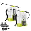 RYOBI ONE+ 18V Cordless Battery 4 Gal. Backpack Chemical Sprayer (2 ...