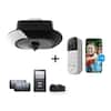 Chamberlain 3/4 HP LED Smart Quiet Belt Drive Garage Door Opener with ...