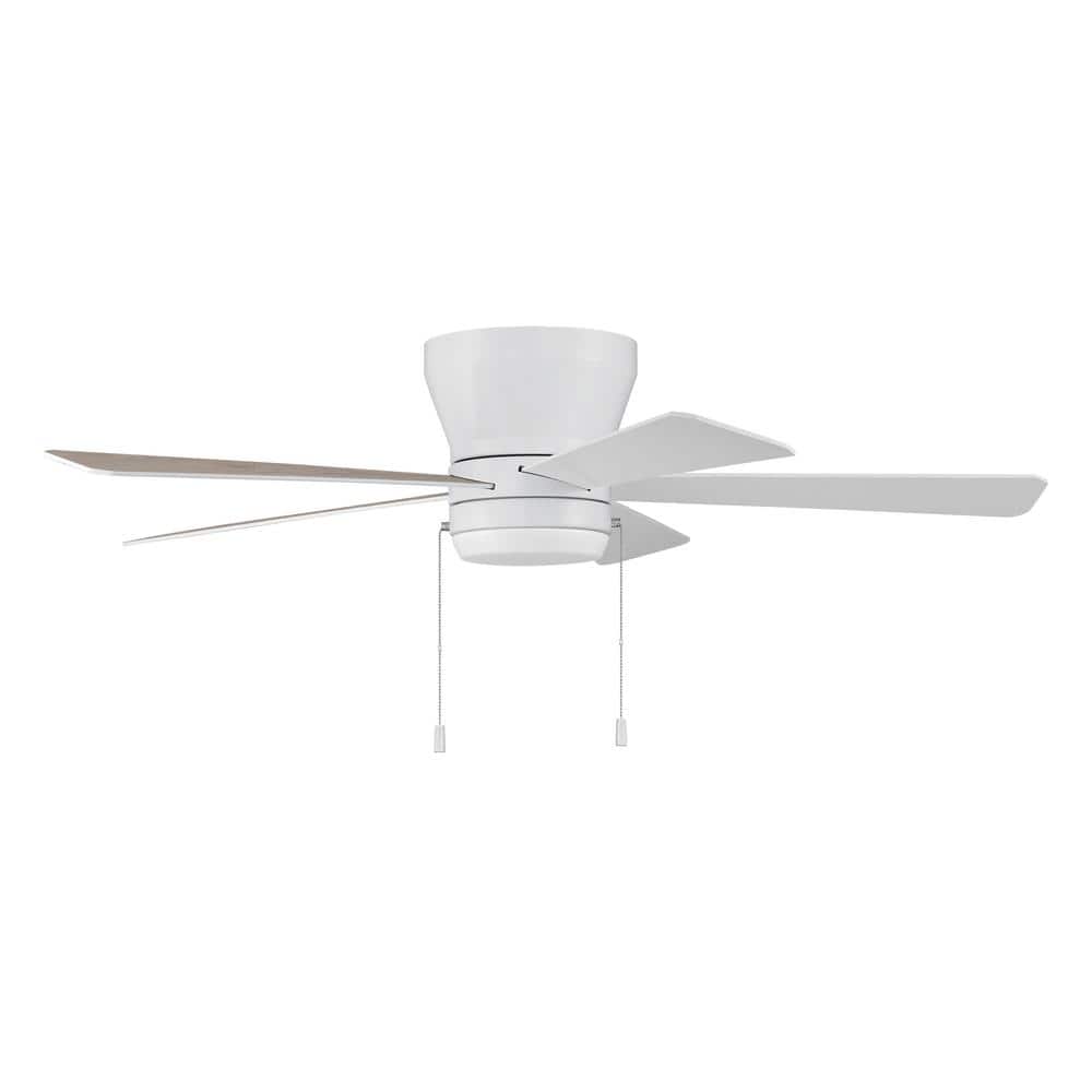 CRAFTMADE Merit 52 in. Indoor Flush Mount/Hugger Heavy-Duty, 3-Speed ...