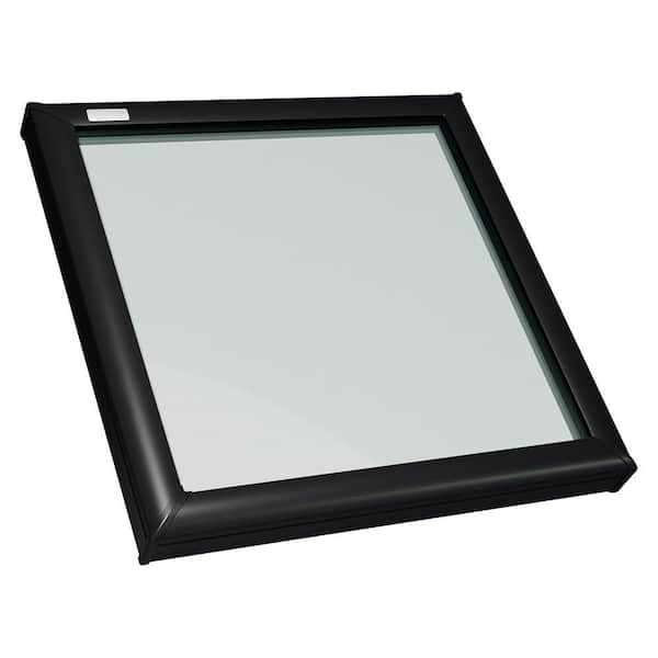 VELUX 22-1/2 in. x 22-1/2 in. Fixed Curb Mount Skylight with Matte ...