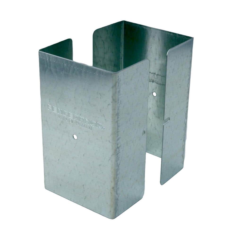 Fence Armor 3.5 in. x 3.5 in. x 1/2 ft. H Galvanized Steel Pro Series ...