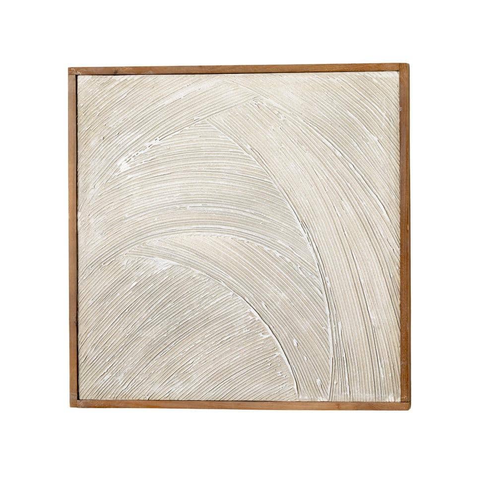 SULLIVANS 24.75 in. Textured Modern Decorative Sign, Wood N2970 - The ...