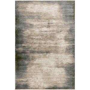 RUGS USA Rhianna Contemporary Abstract Dark Beige 3 ft. x 5 ft. Indoor ...