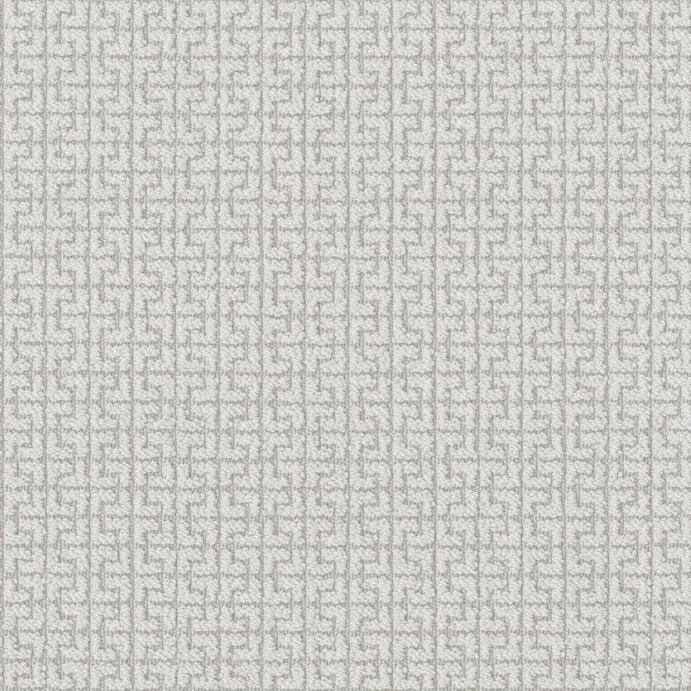 Shaw 8 in. x 8 in. Pattern Carpet Sample - Claymore - Color Arctic SH ...