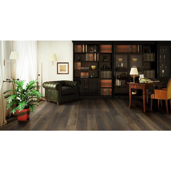 Aged Walnut - Vinyl Plank Flooring - The Home Depot