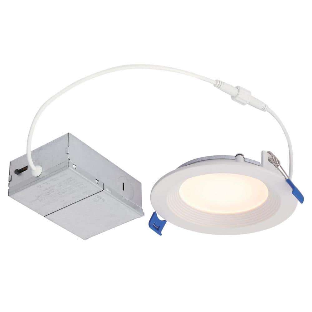 Westinghouse 4 in. Slim 2700-5000K Selectable New Construction Canless ...