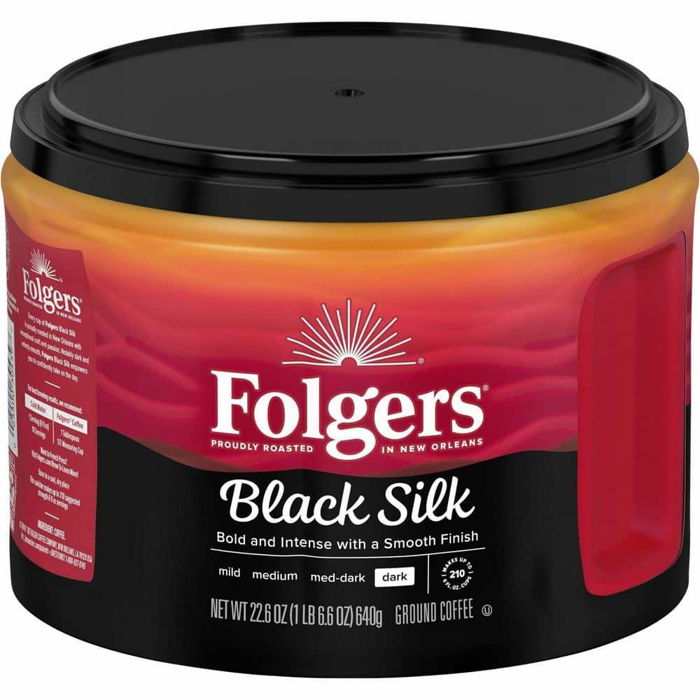 Reviews for Folgers Silk 22.6 oz. Dark Roast, Ground Black Coffee ...