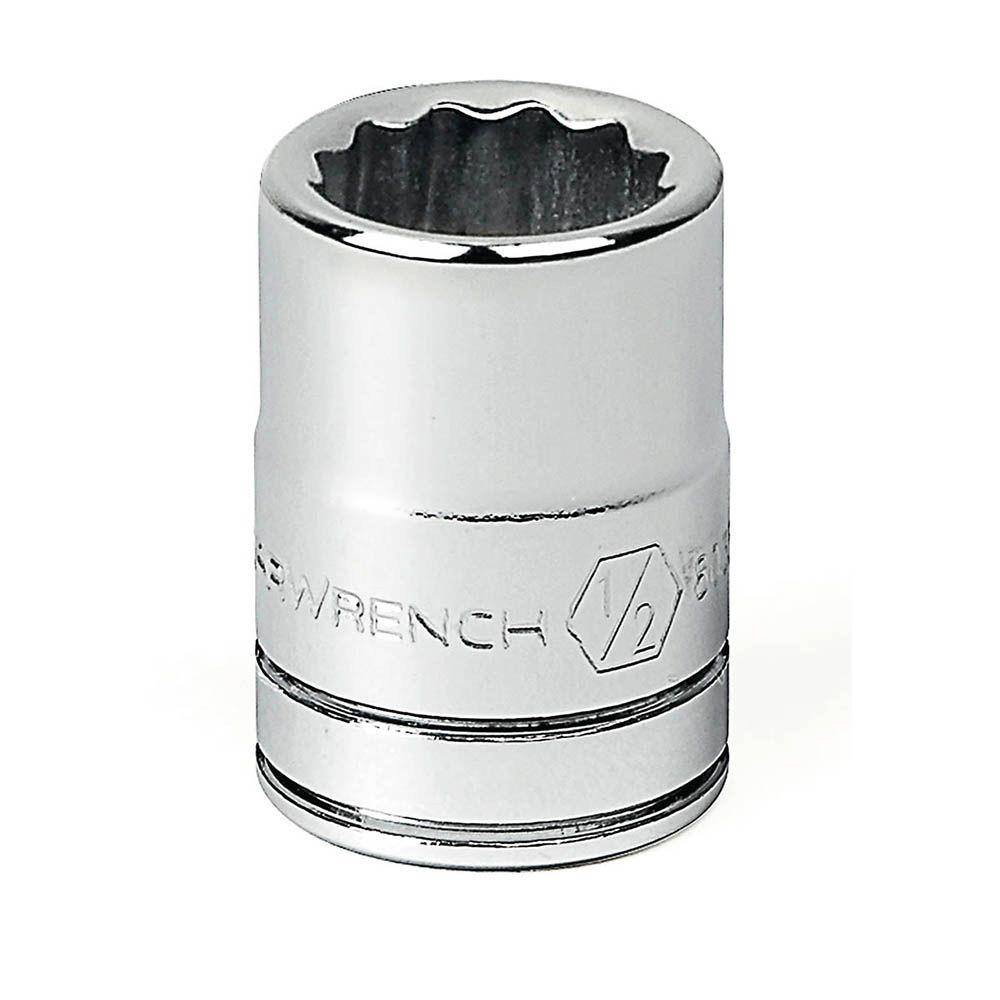GEARWRENCH 1/2 in. Drive SAE 9/16 in. 12-Point Standard Socket 80762 ...