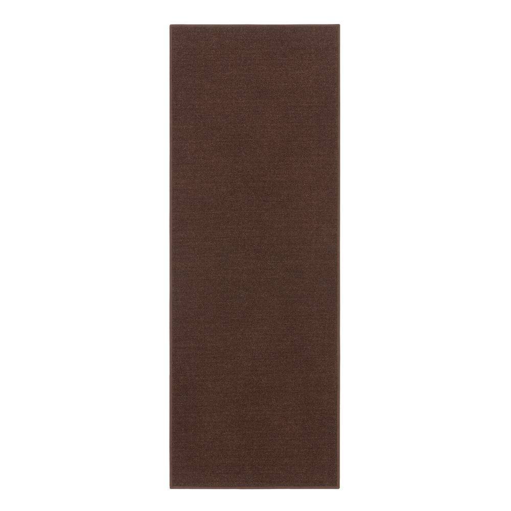 Ottomanson Ottohome Collection Non-Slip Rubberback Modern Solid Design ...