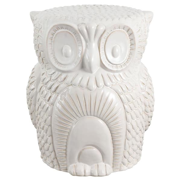 JONATHAN Y Millie 17.5 in. Classic Vintage Ceramic Indoor/Outdoor Owl ...